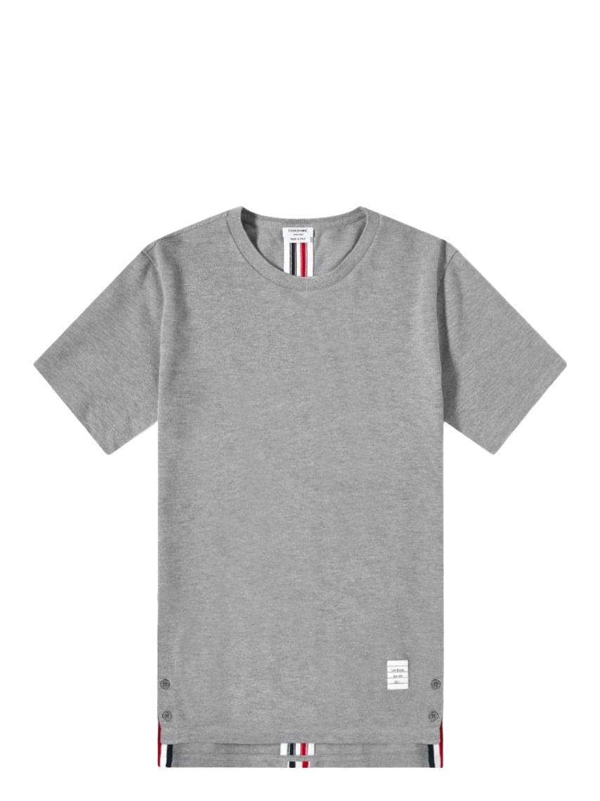 THOM BROWNE Thom Browne RWB Striped Crewneck T-Shirt